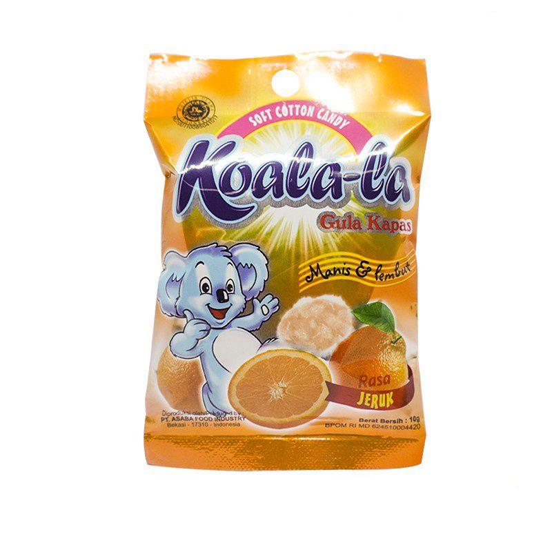 Jual Permen Koala-La Kapas Soft Cotton Candy - Netto 10 gr Permen Kapas ...