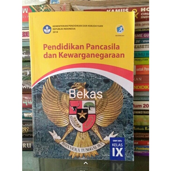 Jual Pendidikan Pancasila dan Kewarganegaraan SMP kelas 9 IX penerbit Kemendikbud | Shopee Indonesia