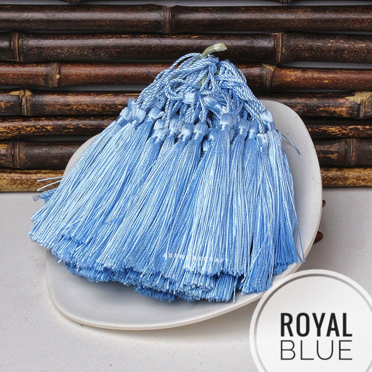 Jual Tassel Rumbai Kerajinan Tangan Warna Warni/ Gantungan hiasan tali ...