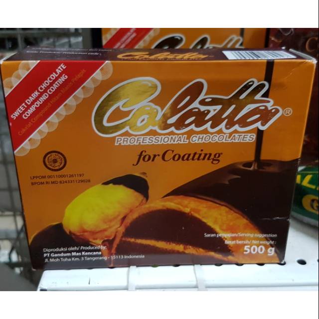 Jual COLATTA DARK CHOCOLATE COMPOUND COATING 500GR | Shopee Indonesia