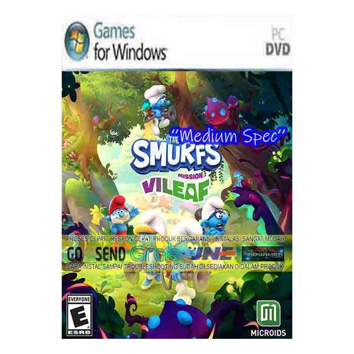 Jual THE SMURFS MISSION VILEA - DVD - PC GAME - GAME PC LAPTOP - GAMING ...