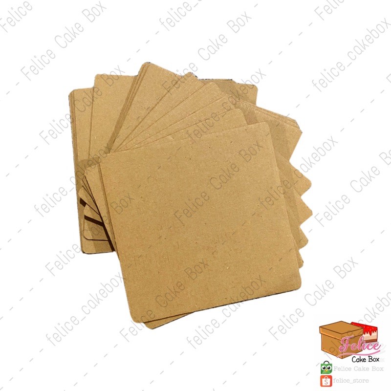 Jual KARTON E-FLUTE 150 GSM 16X16 CM / KARTON BOARD / PACKING PHOTOCARD ...