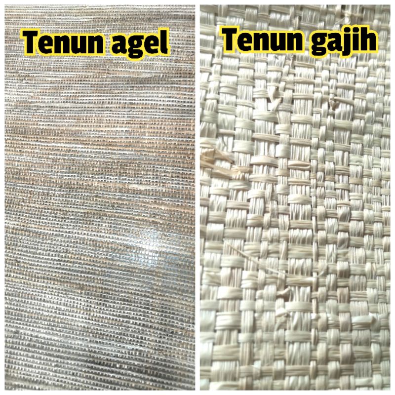 Jual KAIN TENUN SERAT ALAM SISAL GAJIH AGEL CACAH WARENG GERAISURYA ...