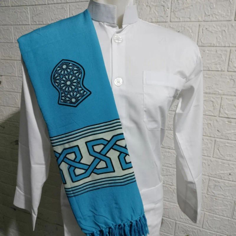 Jual SORBAN YAMAN ORIGINAL TEBAL Sorban Rida Kashmiri Motif Terompah ...