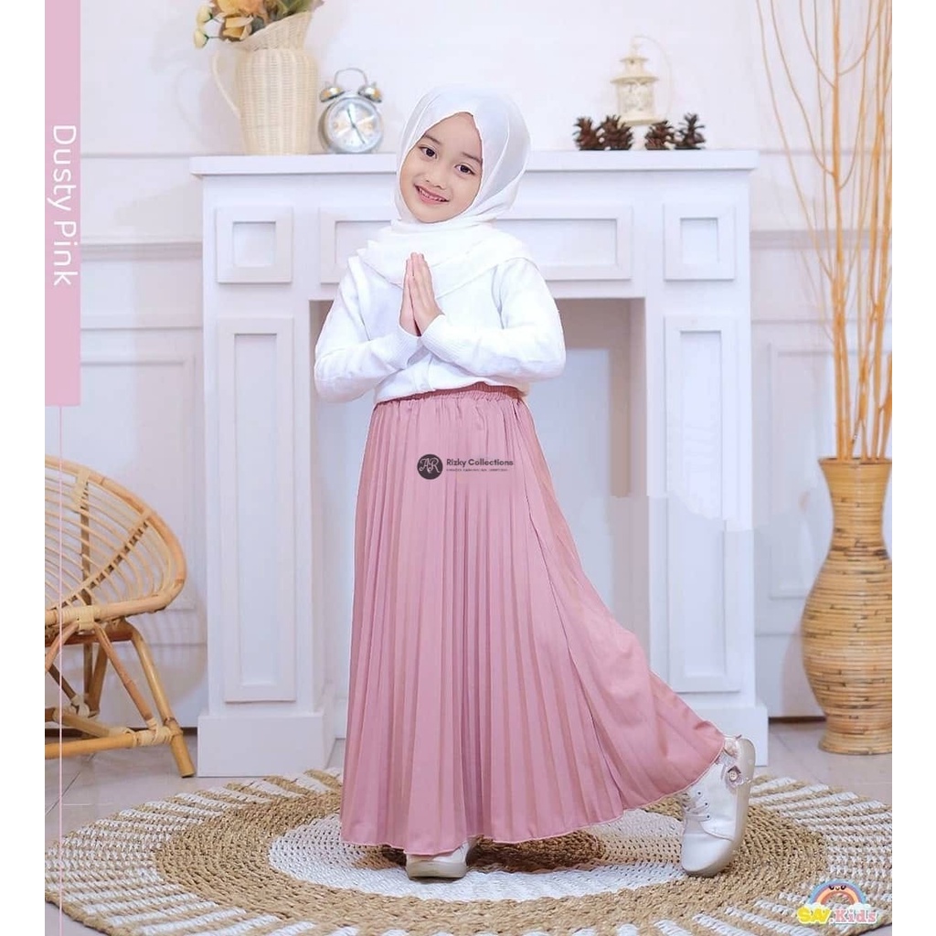 Jual Rok Anak Tali Lonceng 4-12 tahun M L XL XXL TRENDY MASA KINI / ROK ...