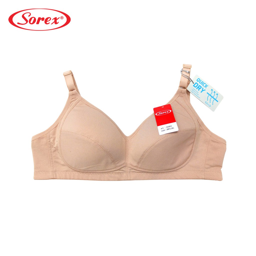 Jual Sorex 02003 Bh Quick Dry Busa Tipis Tanpa Kawat Kait 2 Setara Cup ...