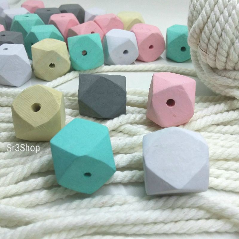 Jual Manik Kayu Diamond | Manik Hexagon | Manik kayu natural | wooden ...