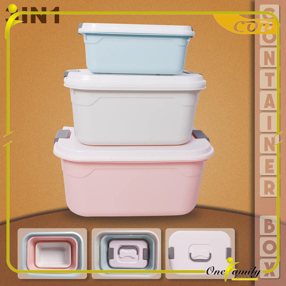 Jual ONE-C272 Container Box 3IN1 Storage Organizer Box / Tempat ...