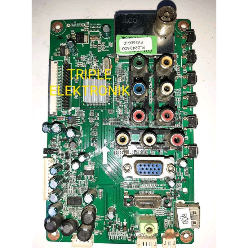 Jual MAINBOARD/MB LED TV POLYTRON PLD - 24D600 W 24D605W 24D605 ...