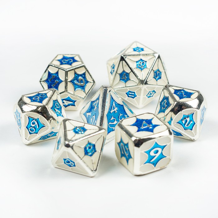 Jual Dadu D&D - Energy Explosion Metal RPG Dice (D4, D6, D8, D10, D10 ...