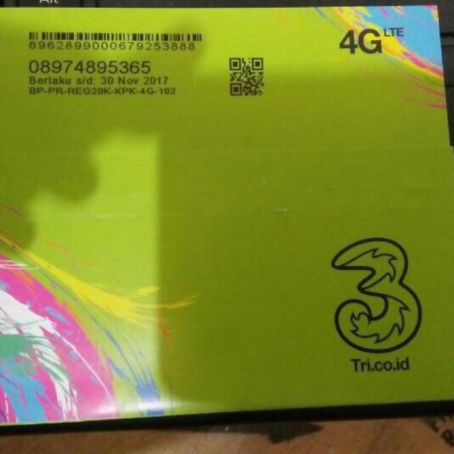 Jual Paket Data Tri 50GB setahun | Shopee Indonesia