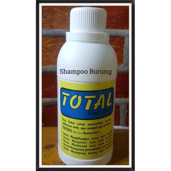 Jual TOTAL BIRD SAMPO BURUNG TOTAL BIRD CARE 300 ML PEMBASMI KUTU DAN ...