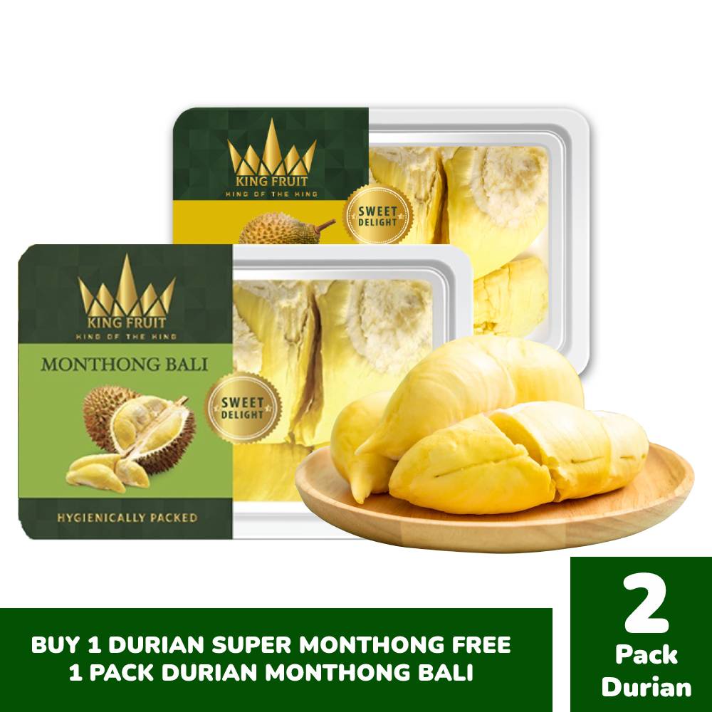 Jual Buy 1 King Fruit Durian Super Montong Free 1 Pack Durian Monthong ...
