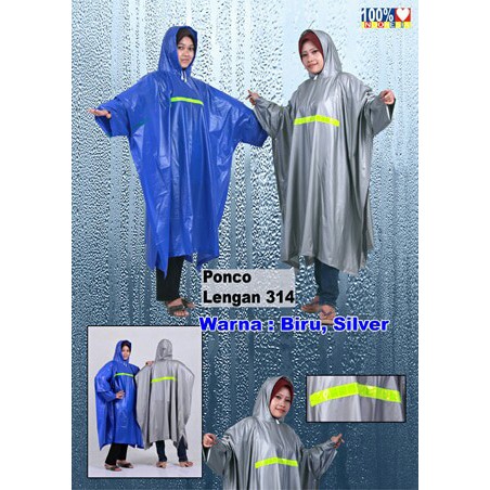 Jual Mantel Hujan Jas Hujan PONCO LENGAN GAJAH 314 | Shopee Indonesia