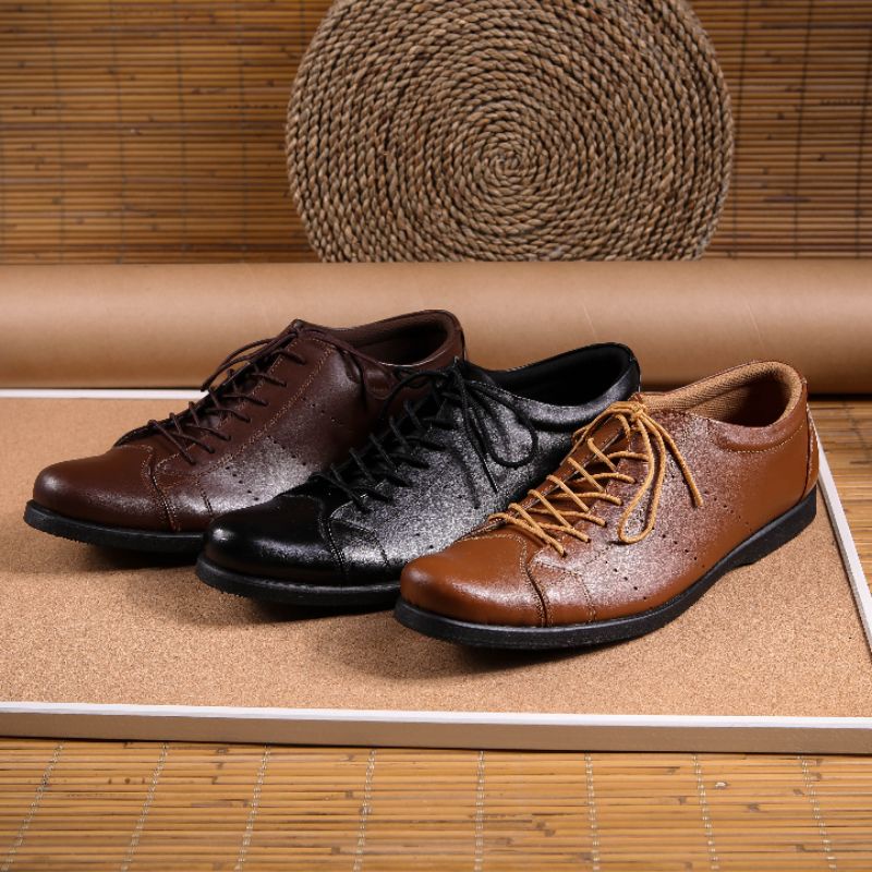 Jual sepatu kulit asli sepatu pantofel pria formal BOSTON FOOTWEAR ...