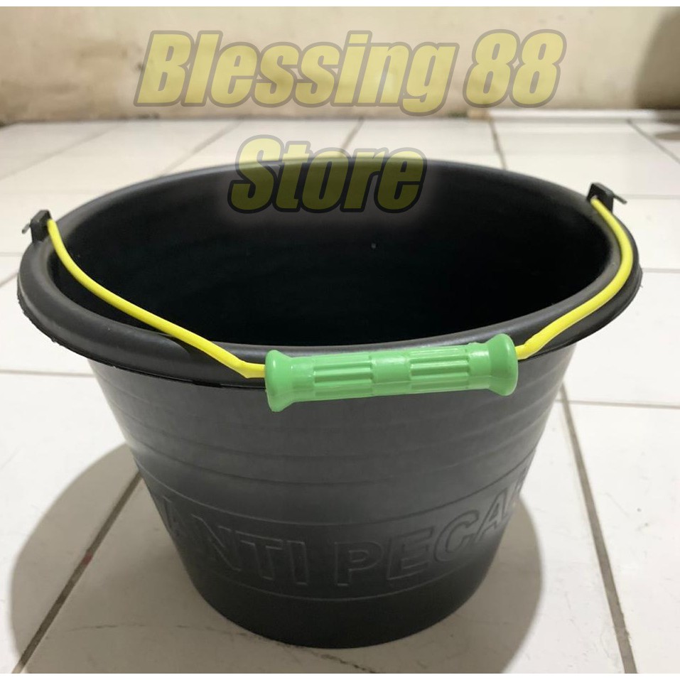 Jual EMBER PLASTIK COR HITAM ANTI PECAH 18 ( KHUSUS GOJEK / GRAB ...