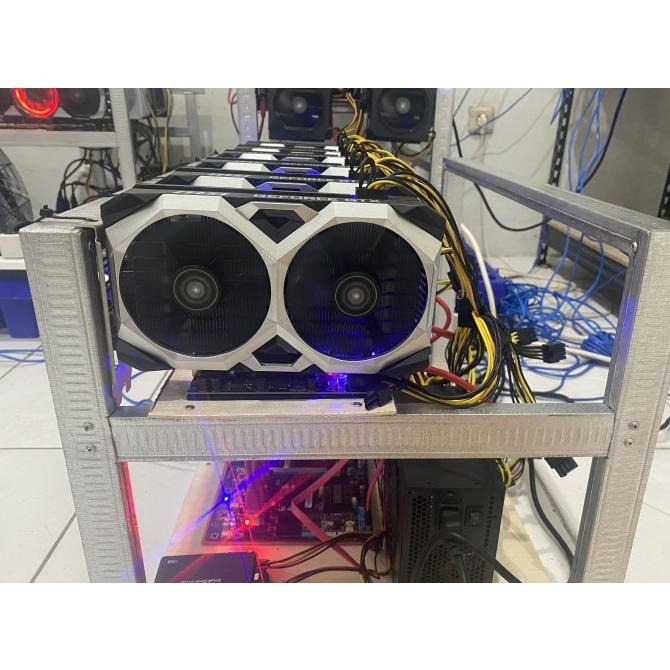Jual Rak Mining Rig - Case Mining 6 Vga - Casing Mining Rig 6 Vga ...