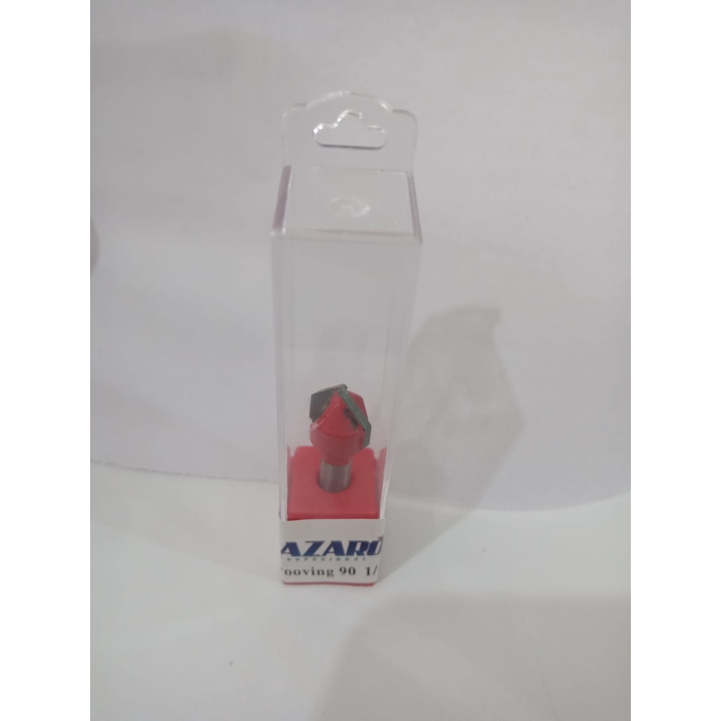 Jual Mata Router Profil Trimer V Groving Lazaro 1/4 × 1/2 Angle 60 ...