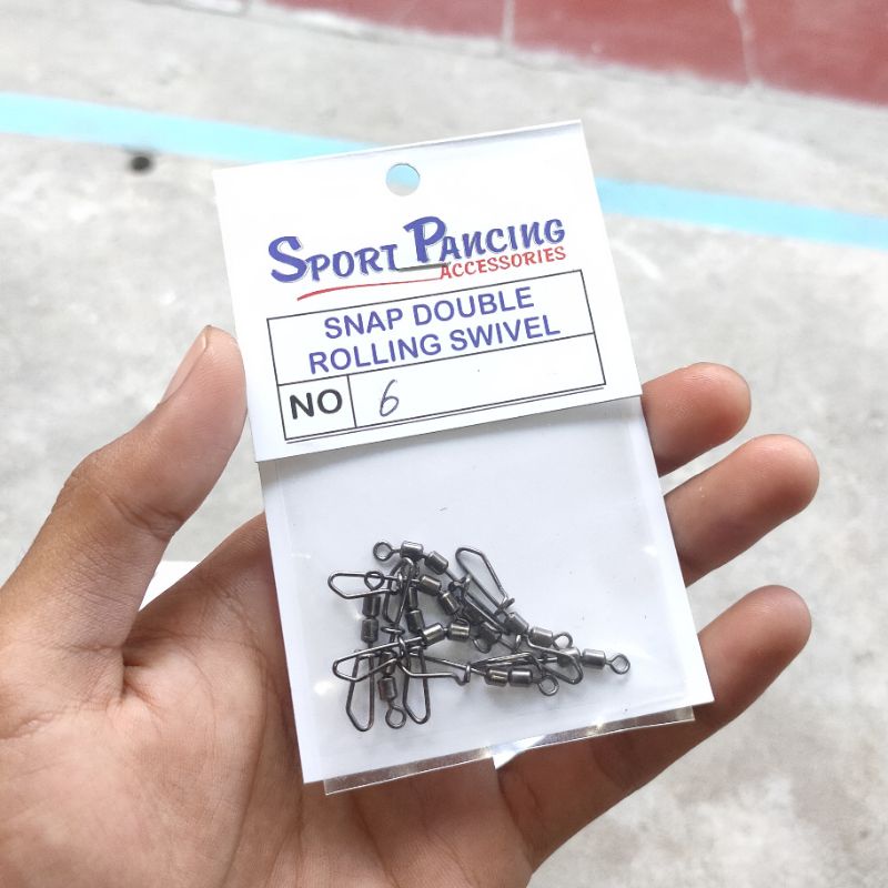 Jual HIGH SPEED DOUBLE ROLLING SWIVEL SPORT PANCING - SNAP DOUBLE ...