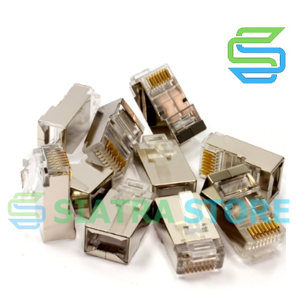 Jual Connector RJ45 I Konektor RJ45 1 Pack ( 1 Bungkus ) | Shopee Indonesia