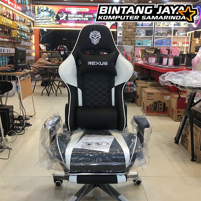 Jual Kursi Gaming / Gaming Chair Rexus RGC 100 MAX - White / Putih ...