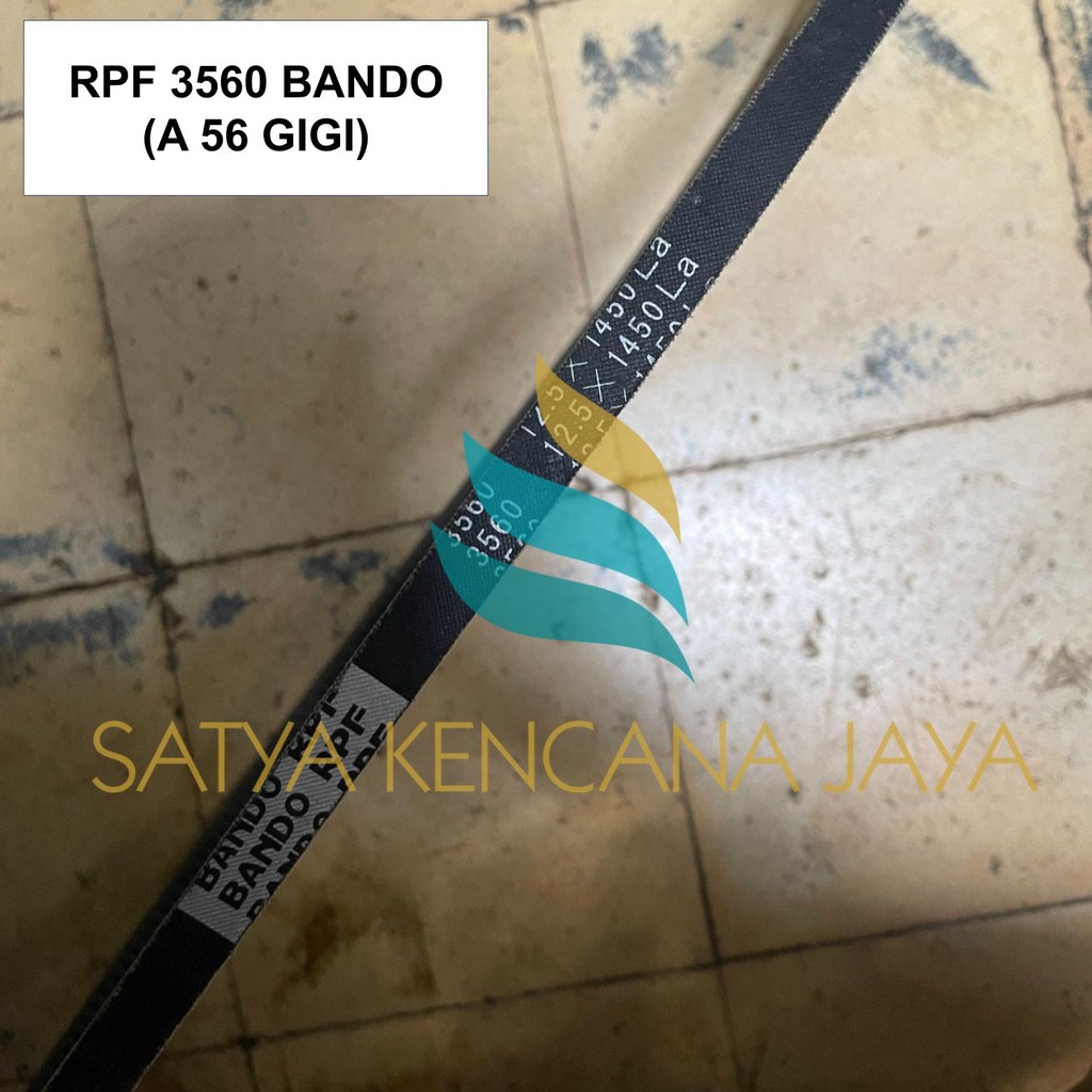 Jual V-BELT GIGI RPF A51 A52 A53 A54 A56 A57 A58 A59 A60 BANDO FAN BELT RPF 3510 RPF 3520 RPF ...