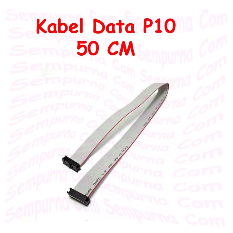 Jual Kabel Data 16Pin panel Led running Text P10 RGB 20 50 100 CM ...