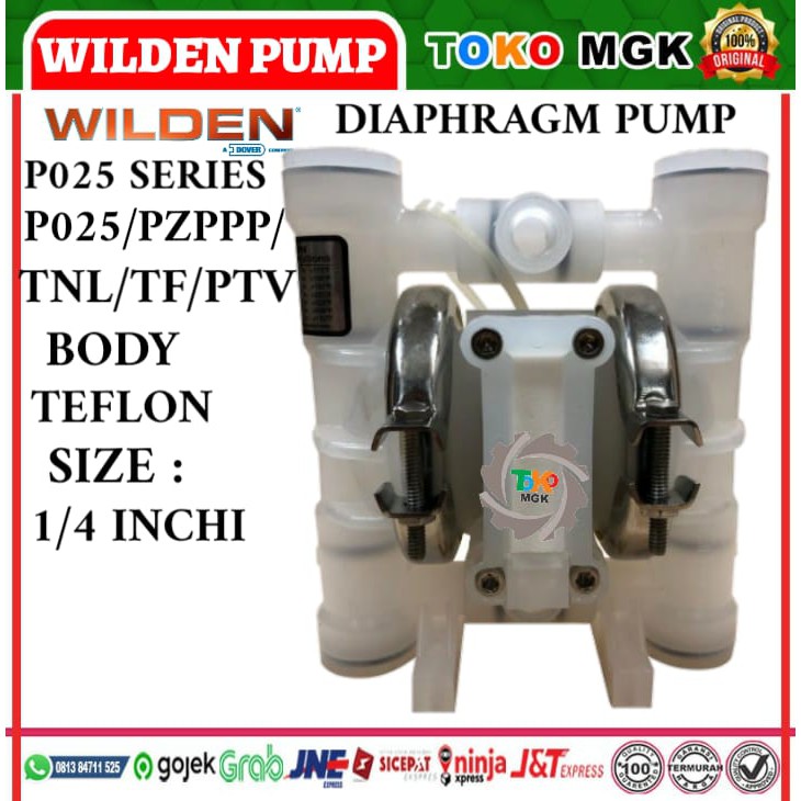 Jual WILDEN PUMP P025/PZPPP/TNL/TF/PTV 1/4" PLASTIK DIAPHRAGM PUMP | Shopee Indonesia