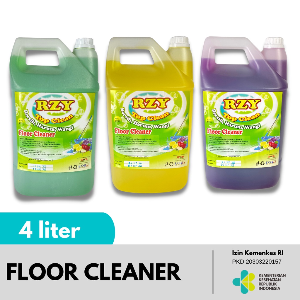 Jual FLOOR CLEANER / PEMBERSIH LANTAI 4 LITER | Shopee Indonesia