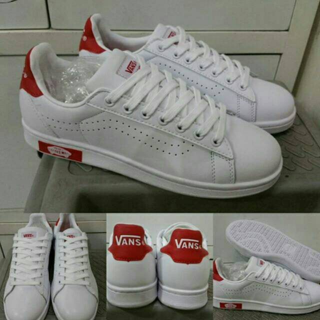 Jual Sepatu Kets Sneakers Vans Old Skool Japan Supreme Leather White ...