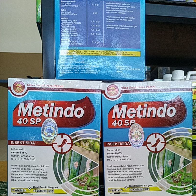Jual insektisida METINDO 40sp kemasan 200grm | Shopee Indonesia