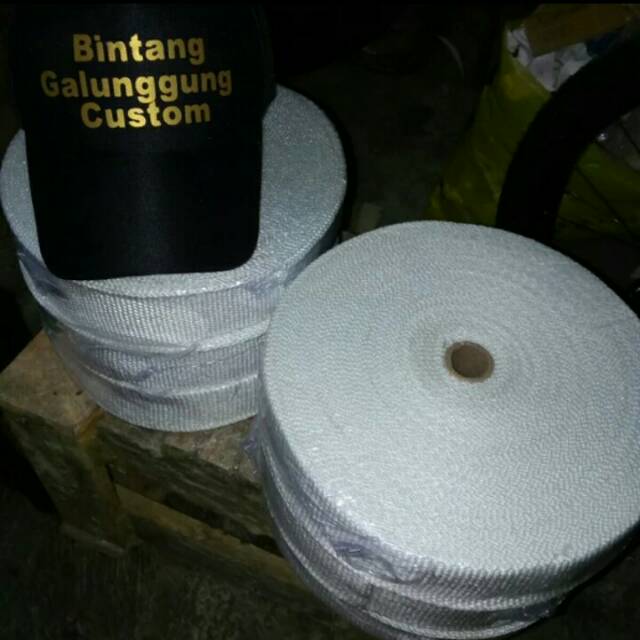 Jual Exhaust wrap bungkus knalpot 1 roll (30meter) | Shopee Indonesia