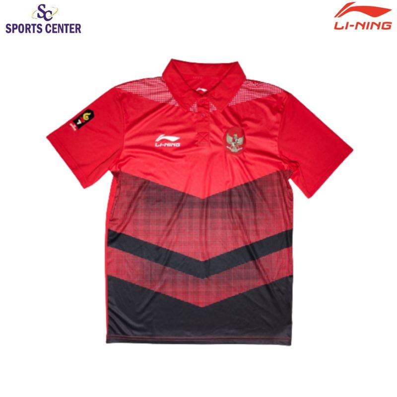 Jual Clear Sale Kaos Lining Polo Asian Games 2018 Red Black Garuda ...