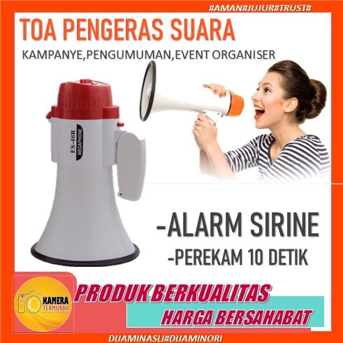 Jual TOA Portable untuk Kampanye Even Organizer Sales Fitur Alarm ...