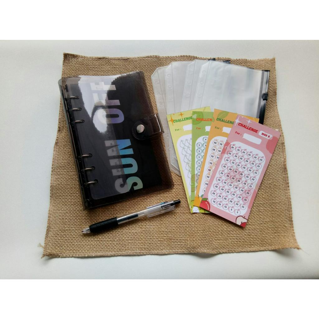 Jual (Isi 4 Ziplock) Paket Binder Keuangan / Paket Binder A6 Saving ...