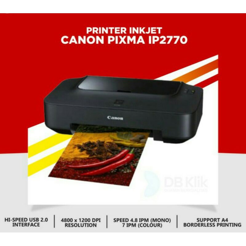 Jual Printer Canon pixma IP2770 | Shopee Indonesia