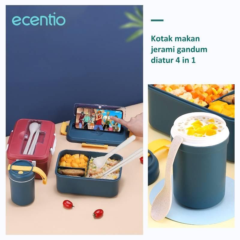 Jual Ecentio - Lunch Box Set | Shopee Indonesia