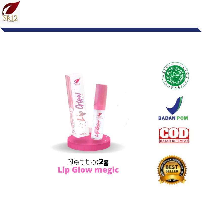 Jual SR12 Lip Glow Magic New Produk Melembabkan Bibir Liptint Lipgel 2g | Shopee Indonesia