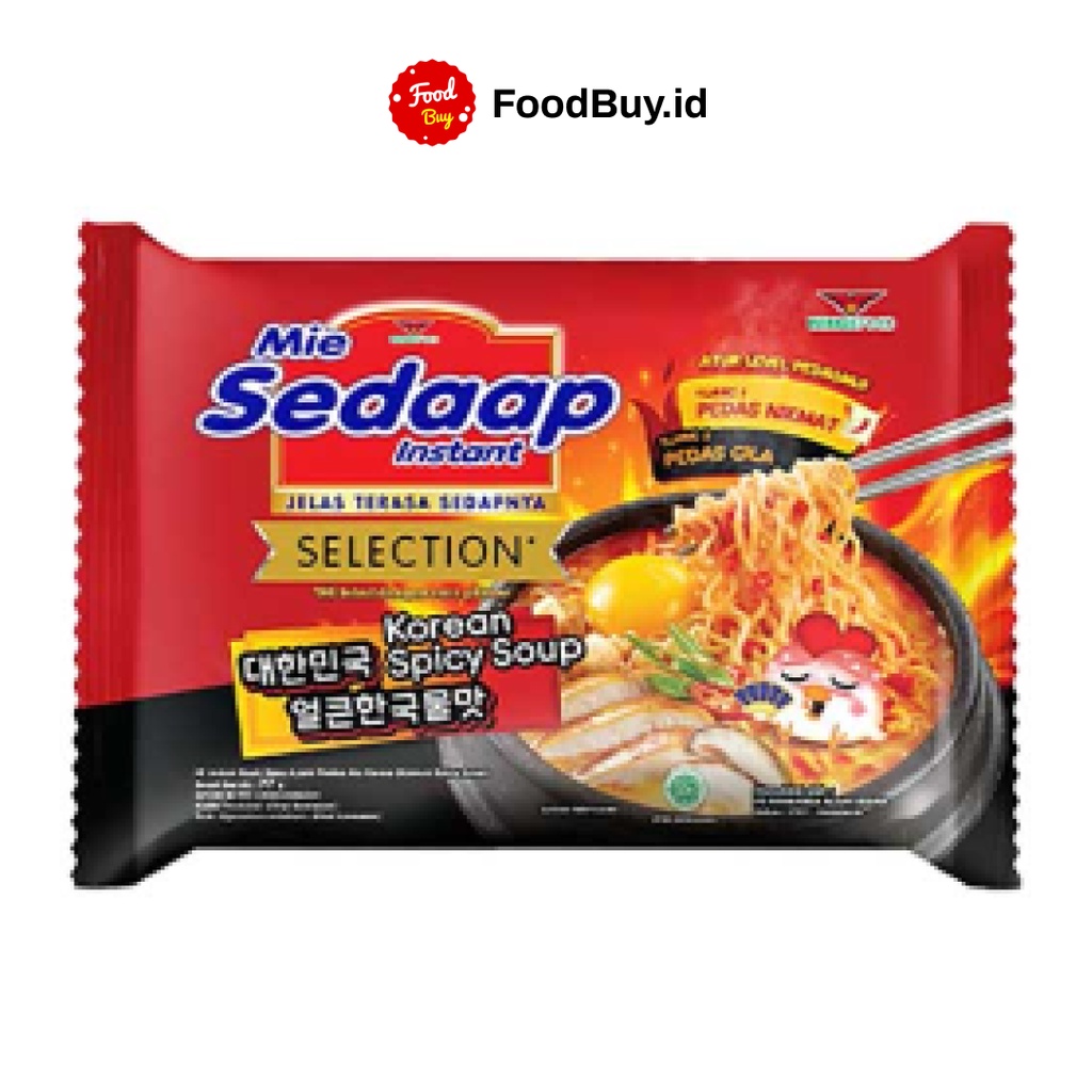 Jual Mie Sedaap Selection Korean Spicy Soup 77 gr | Shopee Indonesia