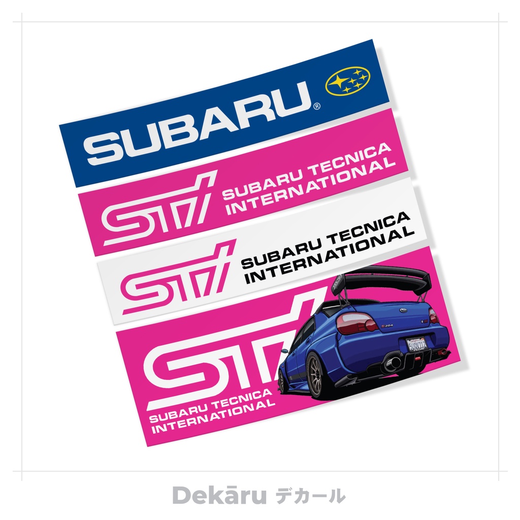 Jual SUBARU JDM Stiker / Sticker Pack | Shopee Indonesia