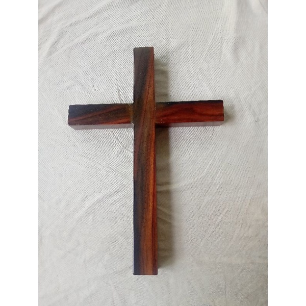 Jual SALIB KATOLIK POLOS KAYU SONO KELING 40CM | Shopee Indonesia