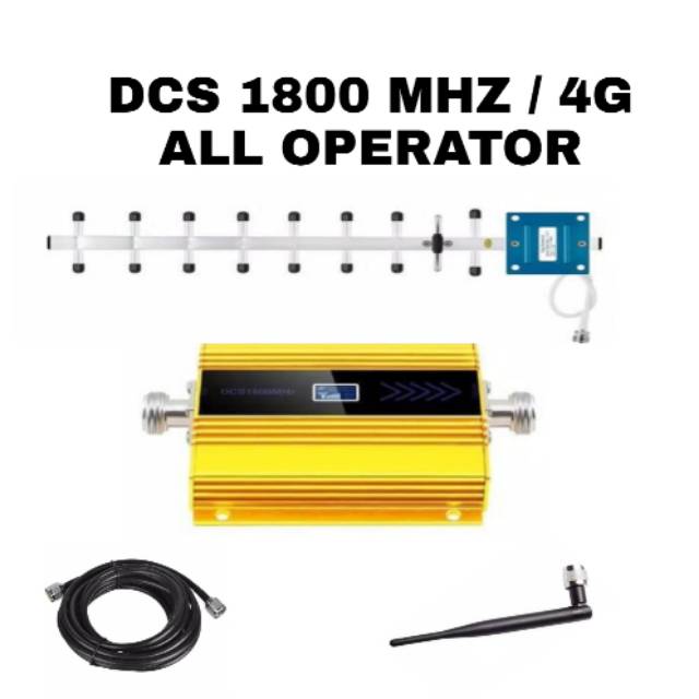 Jual Penguat Sinyal REPEATER GSM 4G 1800 MHZ DENGAN ANTENA YAGI XL INDOSAL TELKOMSEL | Shopee ...