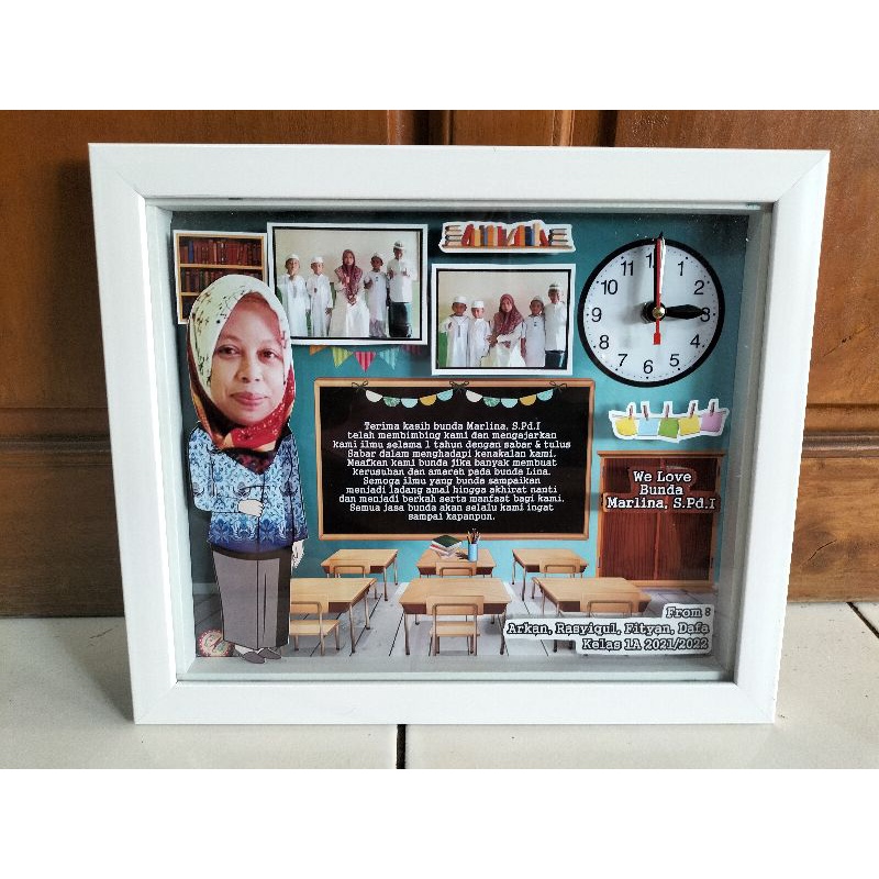 Jual free box hampers,# karikatur guru with jam aktif, scrapframe guru ...