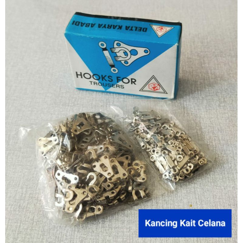 Jual Kancing Kait Celana / Hook For Trousers (12 pasang) | Shopee Indonesia