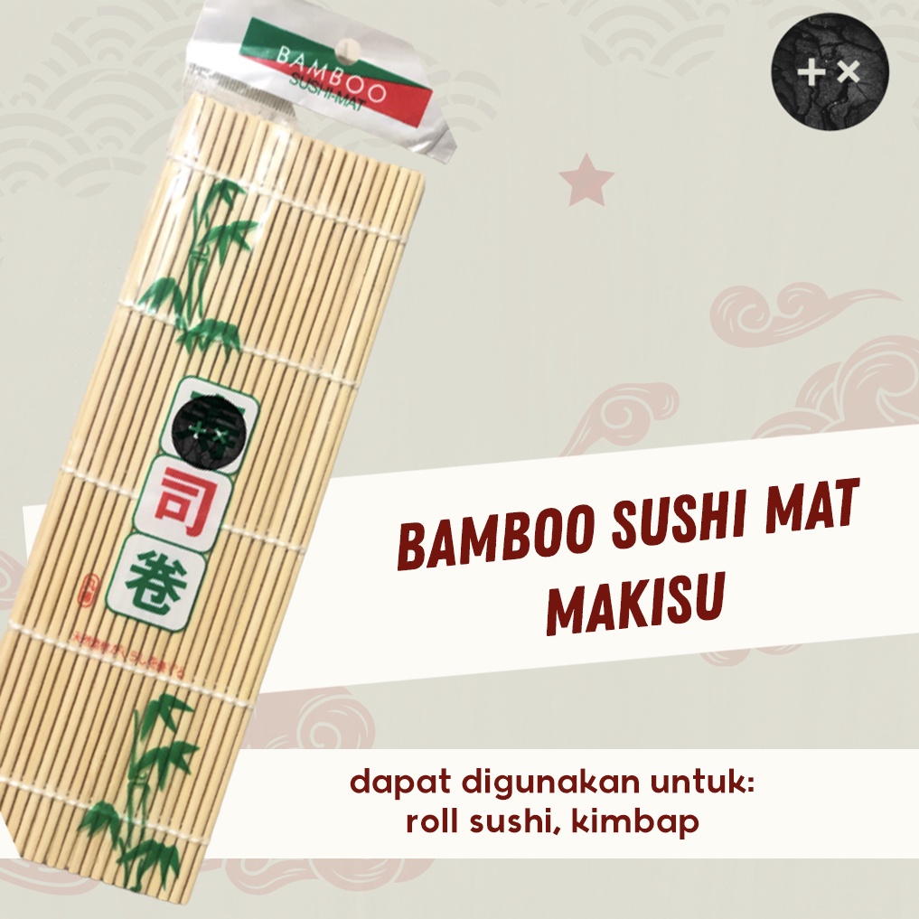 Jual Bamboo Sushi Mat | Makisu | Roll Sushi Kimbap | Shopee Indonesia