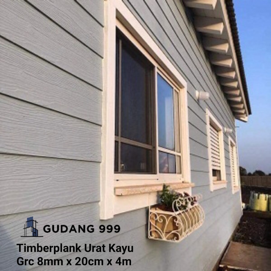 Jual LISPLANK GRC 20 cm 4 m / TIMBERPLANK URAT KAYU / LISPLANG KAYU ...