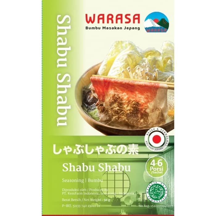 Jual Warasa Bumbu Jepang Shabu Shabu 50Gr | Shopee Indonesia