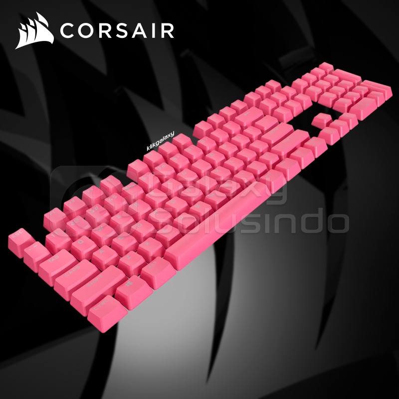 Jual Corsair PBT DOUBLE-SHOT PRO Keycap Mod Kit - Rogue Pink | Shopee ...