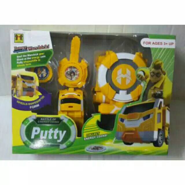 Jual Mainan Robot Jam Power Beattle Putty | Shopee Indonesia