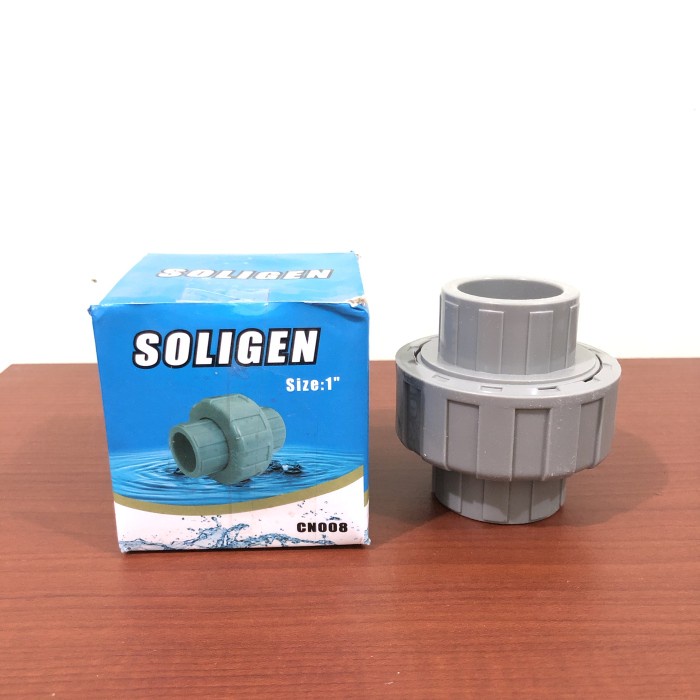 Jual Watermur PVC Union / Water Mur Plastik Uno 1 inch 1" Penyambung ...